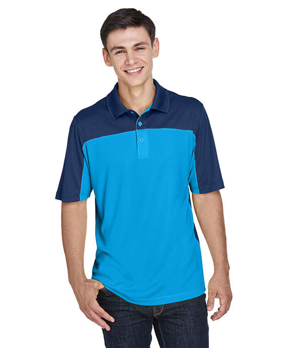 CE101 - Core 365 Mens Balance Colorblock Performance Piqué Polo Shirt ...