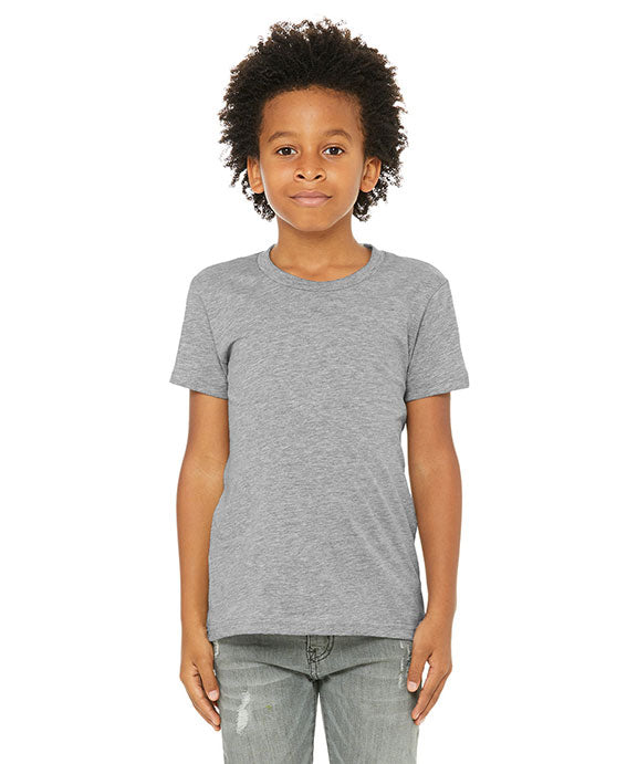 Youth Cotton/Polyester Blend Shirts | Bella + Canvas 3001YCV | Bulk ...
